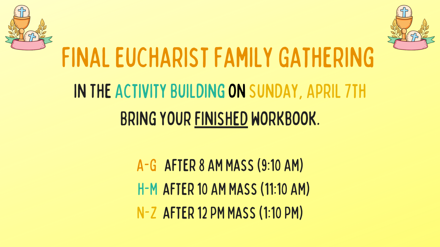 Children’s Faith Formation – St. Andrew Catholic Church