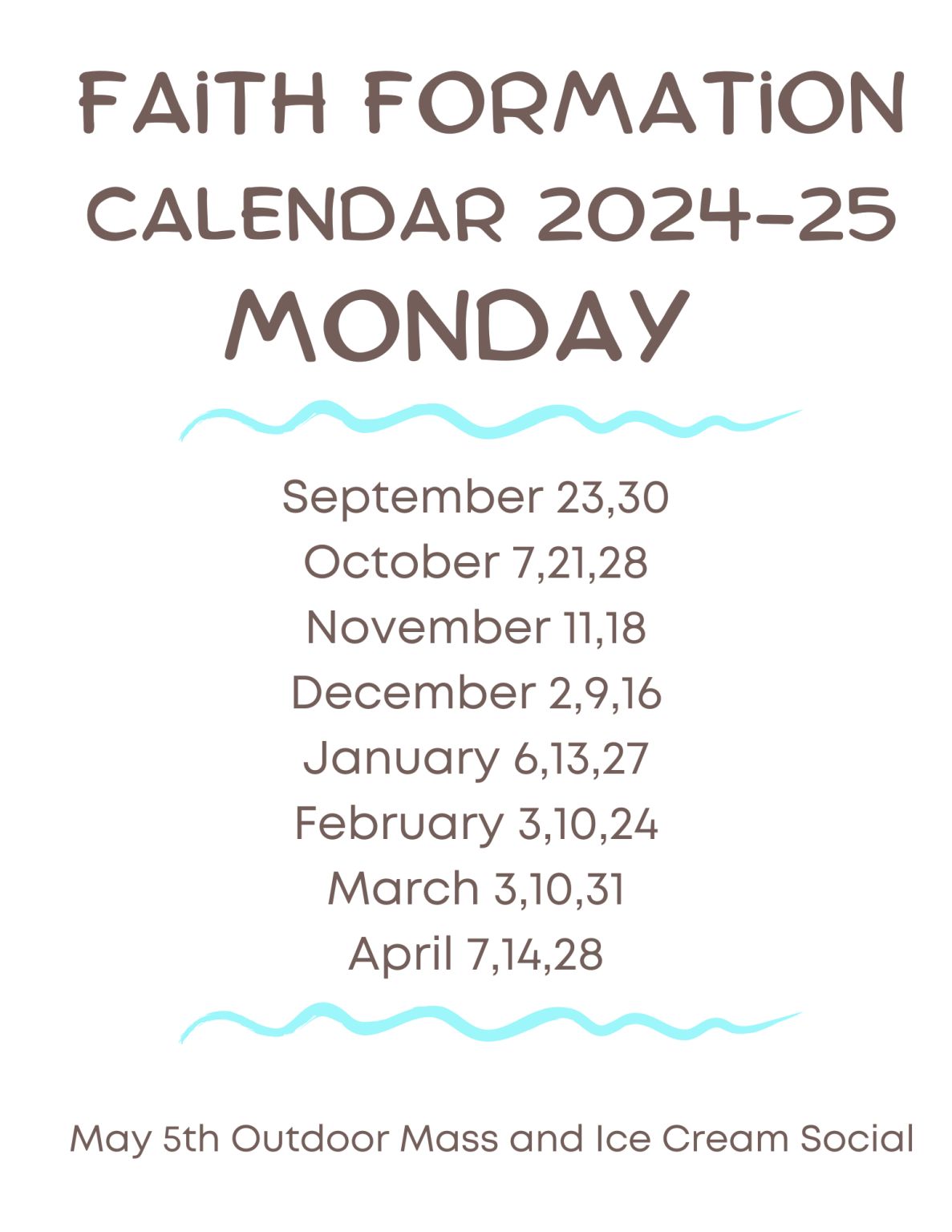 Children’s Faith Formation – St. Andrew Catholic Church