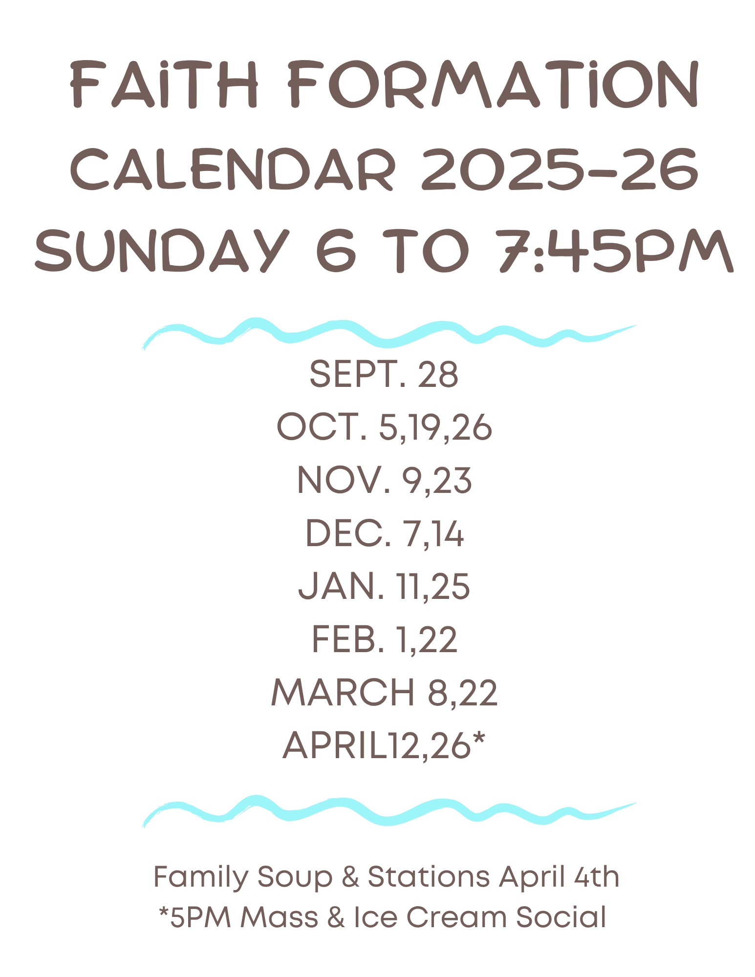 Children’s Faith Formation – St. Andrew Catholic Church
